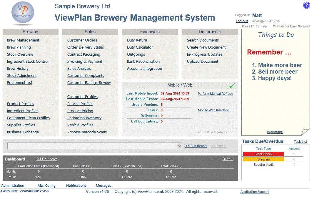 ViewPlan BMS Overview
