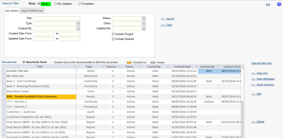 ViewPlan BMS Overview